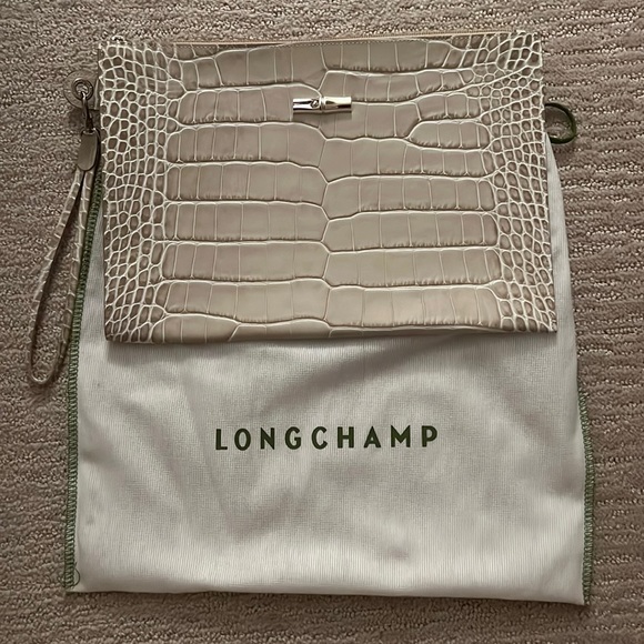 Longchamp | Bags | New Longchamp Cream Color Clutch | Poshmark